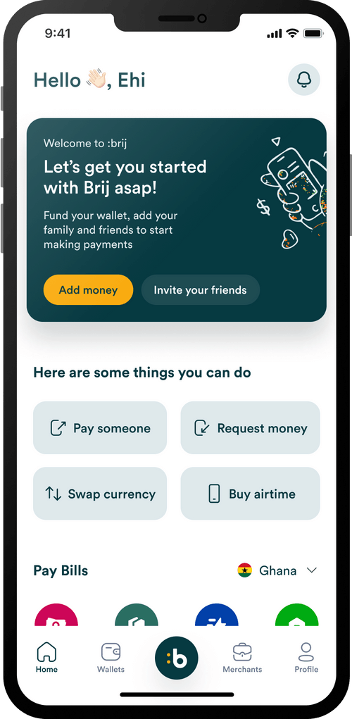 :brij — Cross-Border Payments Across Africa | Send & Receive Money Easily